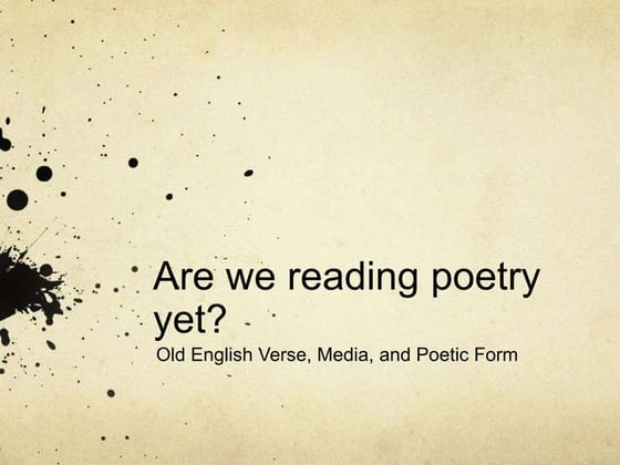 BEOWULF - FIG LANG - DEFINE ASSIGN 97 Version1.ppt | Poetry | Books and ...