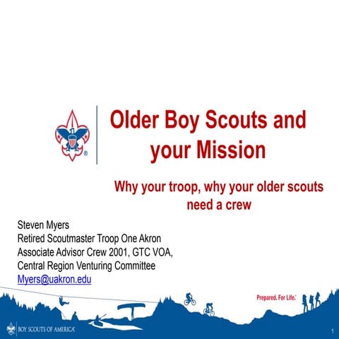 Older scouts need crews | PPTX