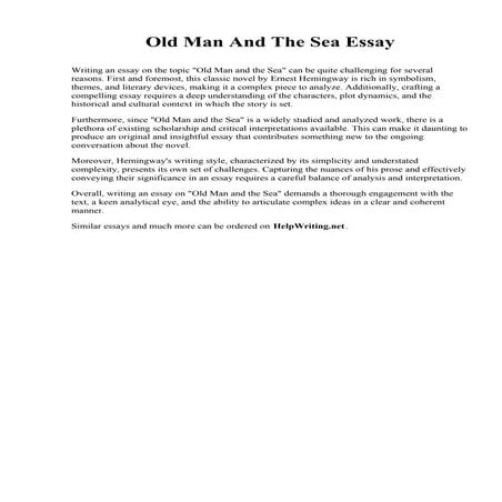 Old Man And The Sea Essay.pdf