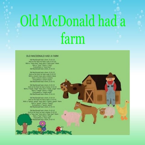 Old Mc Donald | PPT
