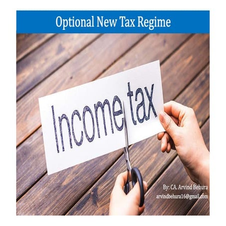 Old & New Income tax regime comparison | PDF