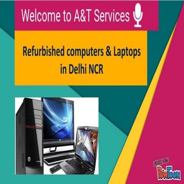Old or refurbished computer & laptops | PPT