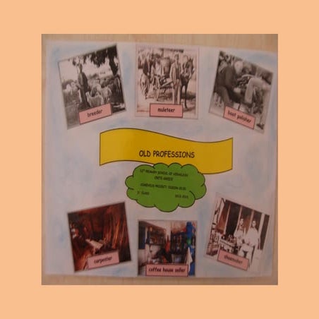 Old professions | PDF | Careers