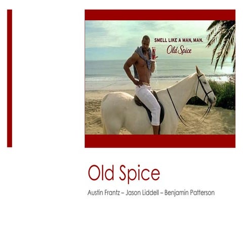 Old spice ad campaign | PPTX