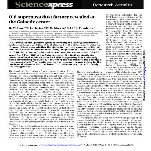 Old supernova dust_factory_revealed_at_galactic_center | PDF