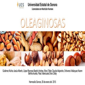 oleaginosas y los alimentos en la nutricion.pptx