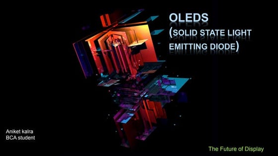 Advantages & Disadvantages of OLED Technology | PPT