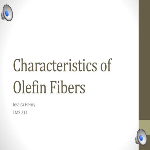 Olefin Characteristics | PPT