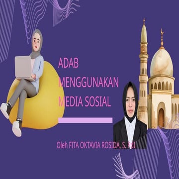 adab media sosial jjkknsmmmmmmmmmmmmmmmm | PPTX