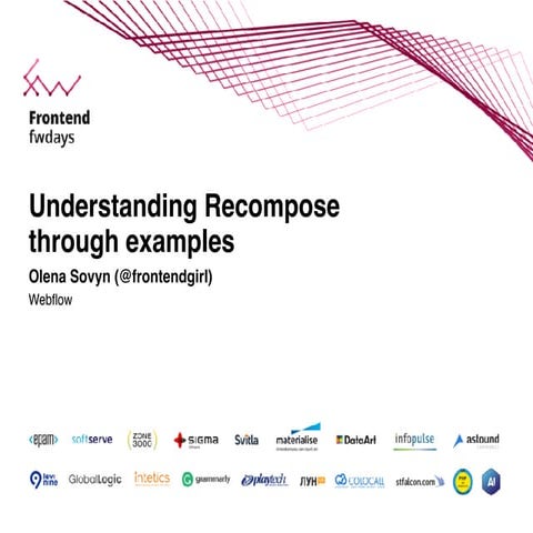 Olena Sovyn "Understanding Recompose through examples" | PDF