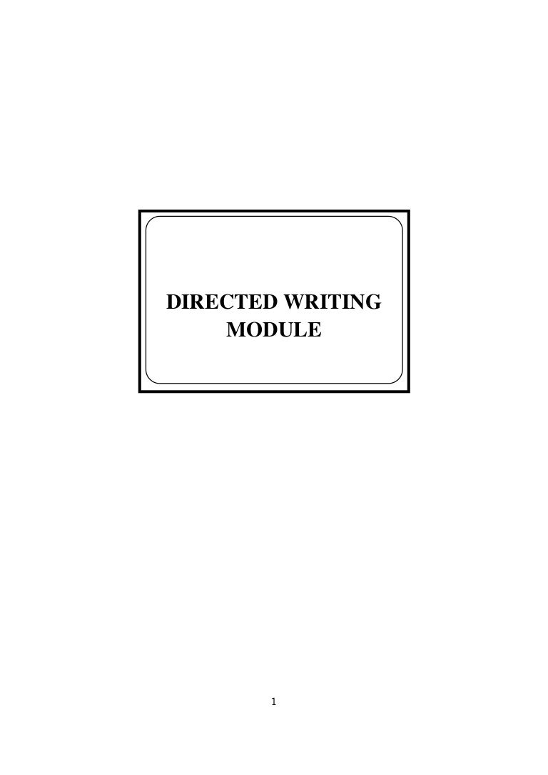 o-level-directed-writing-notes