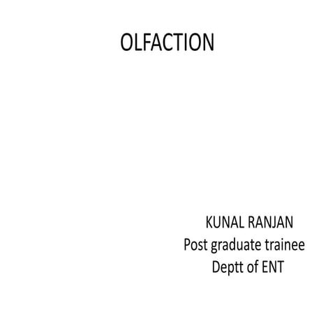 Olfaction | PPTX
