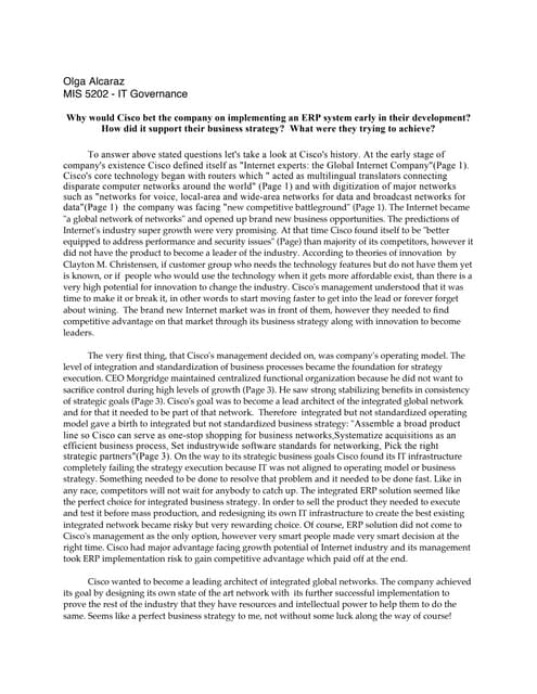CISCO case study | PDF