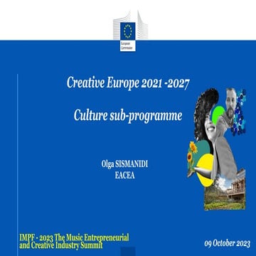 Creative Europe Culture on music | PDF