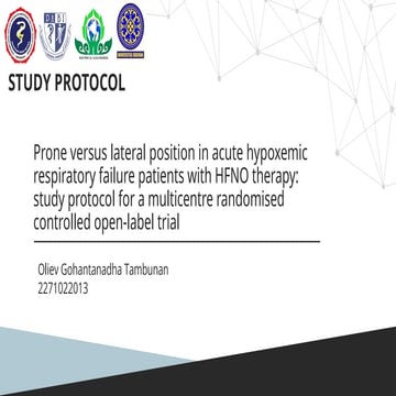 Prone versus lateral position in acute hypoxemic respiratory failure ...