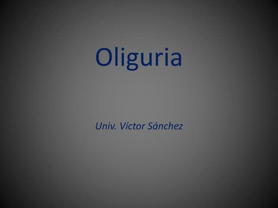 Fisiologia de la deshidratación | PPT
