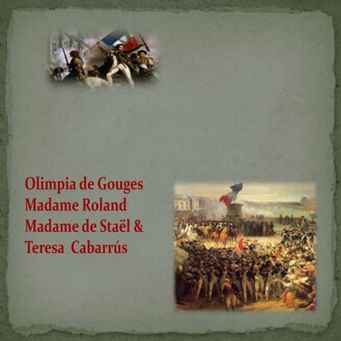 Olimpia de gouges | PPTX | Family and Relationships