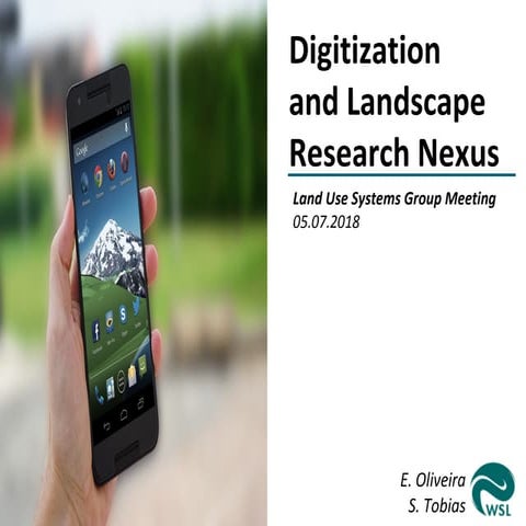 Digitization and Landscape-Research Nexus | PPT | Landscaping | Home ...