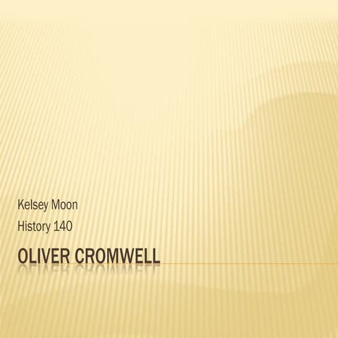 Oliver Cromwell | PDF