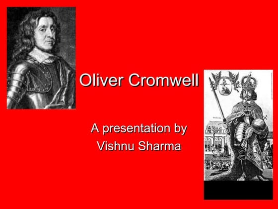 Oliver Cromwell and British History | PPT