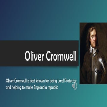 Oliver cromwell | PPT