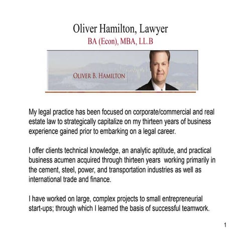Oliver Hamilton | PPT