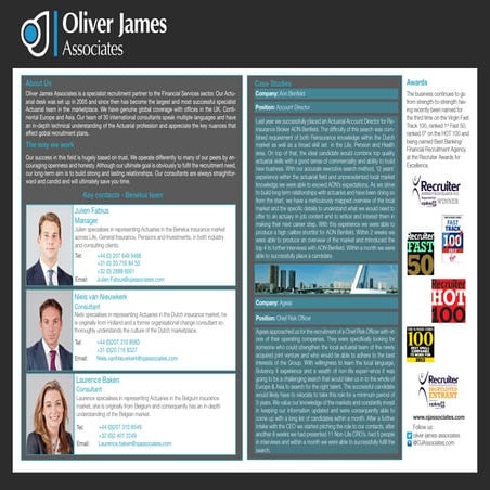 Oliver james benelux team | PPT
