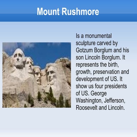 Mount rushmore | PPTX