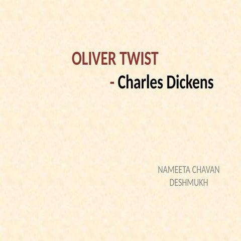 OLIVER TWIST bhai padh le dhyan se .pptx