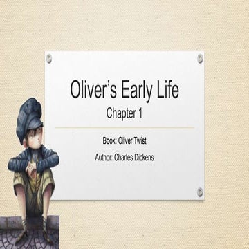 Oliver twist chapter 1 | PPT