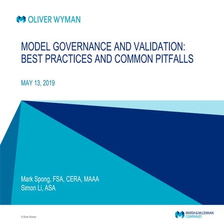 Model Governance And Validation Best Practices And Common Pitfalls Ppt 0066