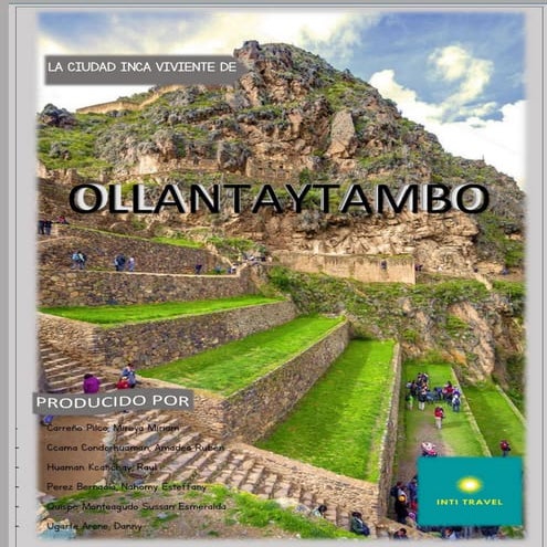 GUIADO DE OLLANTAYTAMBO CUSCO PERU (MIREYA CARREÑO) | PDF