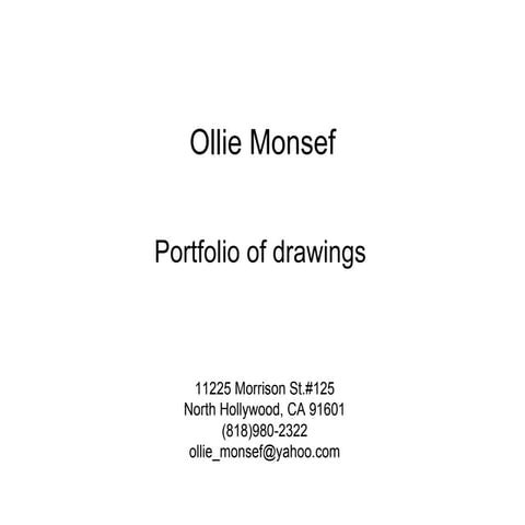 Ollie Monsef Portfolio | PPS