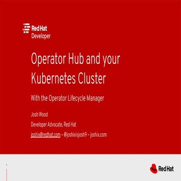 And Your Kubernetes Cluster Devnation Tech Talk Ppt