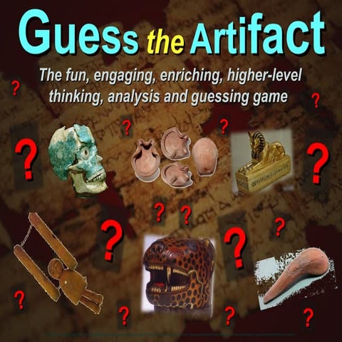 Olmec guesstheartifactgameengagingpp twithpicturescluesanswers | PPT