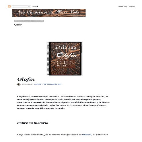 Olofin | PDF