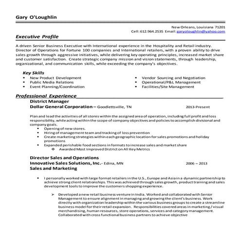 tom Resume | DOCX