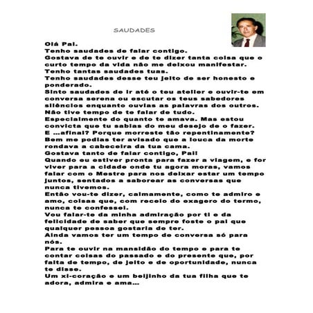 Olá Pai | DOC