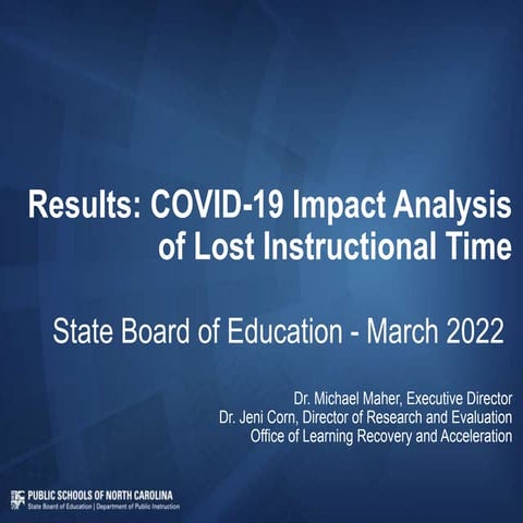 Sbe Presentation On Learning Loss Pptx