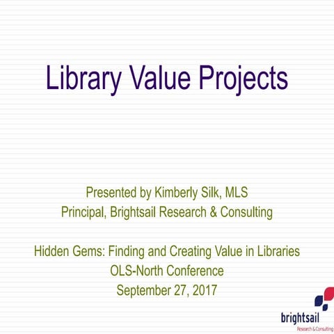 Library Value Projects | PPTX | Business and Finance