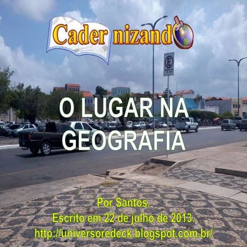 O lugar na Geografia | PPTX