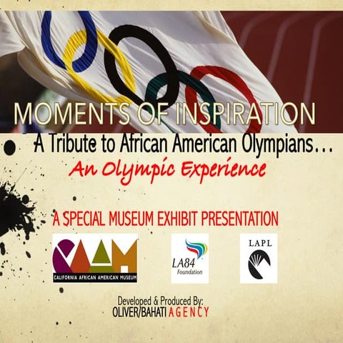 MOMENTS OF INSPIRATION: Tribute to African American in Olympics | PPT