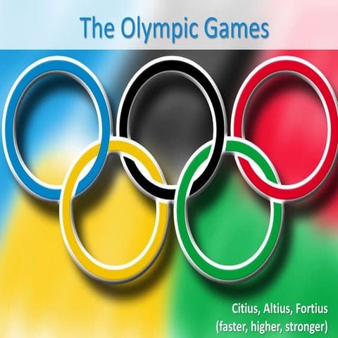 The Olympic games powerpoint presentation | PDF