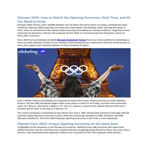 Paris Olympic 2024 Opening Ceremony Preview.pdf