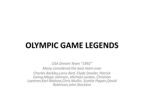 Olympic families | PPT