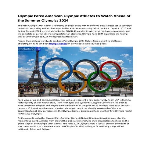 Stay Updated Latest News on Olympic Athletics and Competition at the ...