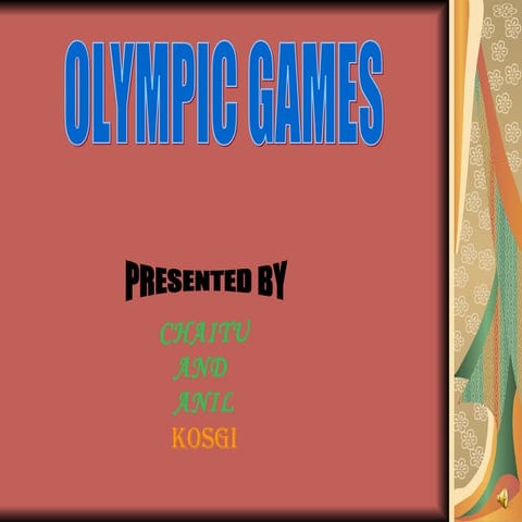 Olympics | PPT | Summer Olympic Sports | Olympic Sports