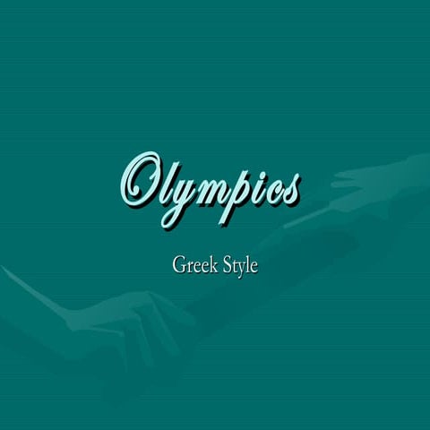 Ancient Olympics in Athens | PPT