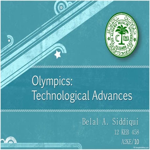 Olympics: Technical Advances | PPTX