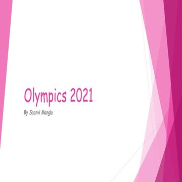 Olympics 2021 | PPTX